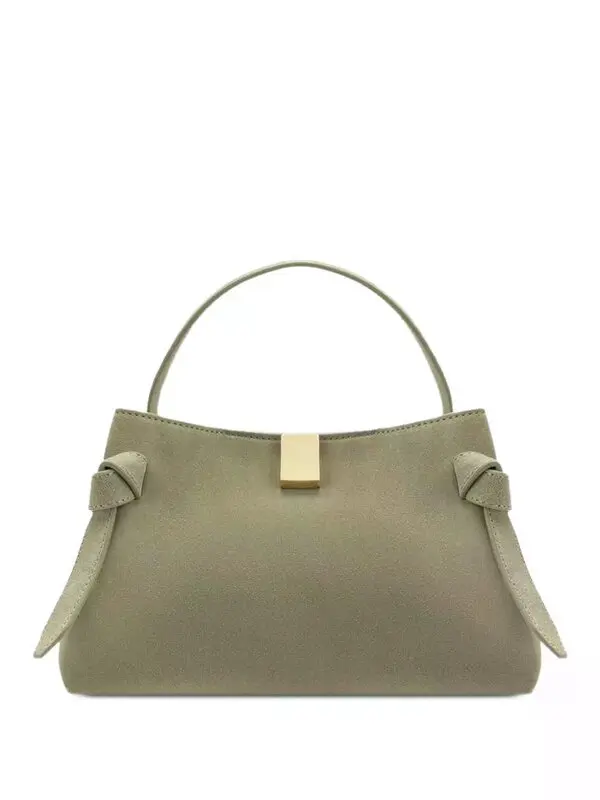 Yuzefi Gyoza Tote Bag With Knot Detail - Green