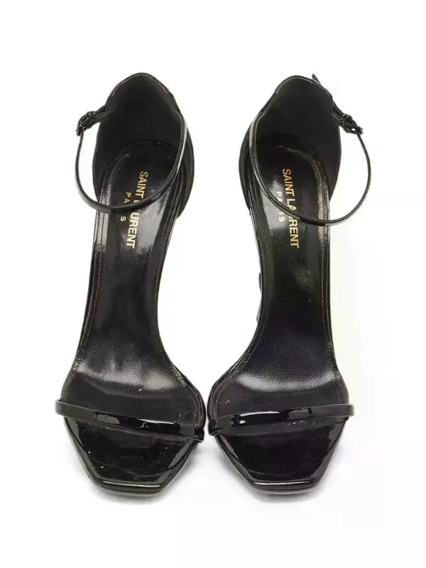 Saint Laurent Opyum Leather Heeled Sandals
