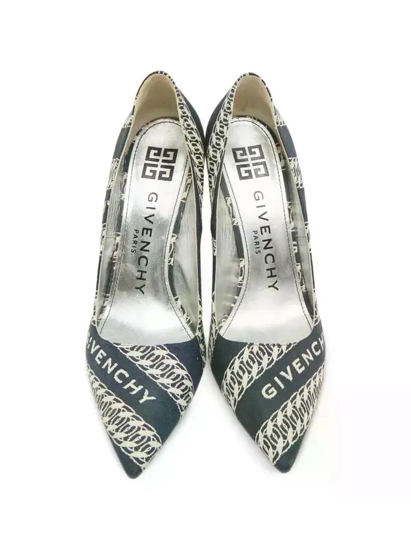 Givenchy G-chain Print Pointed-toe High-heeled Pumps