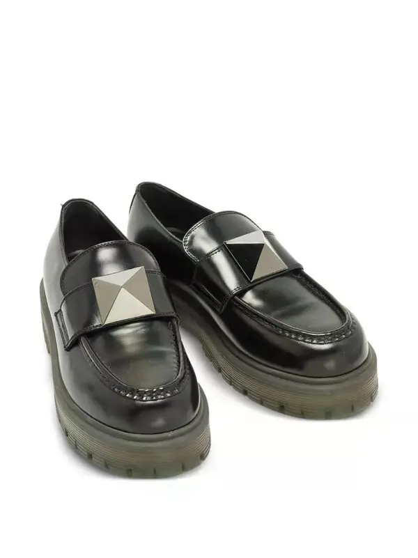 Valentino Garavani Rockstud Leather Loafers