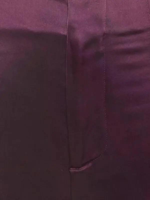 Alice + Olivia Satin Wide-leg Trousers - Purple