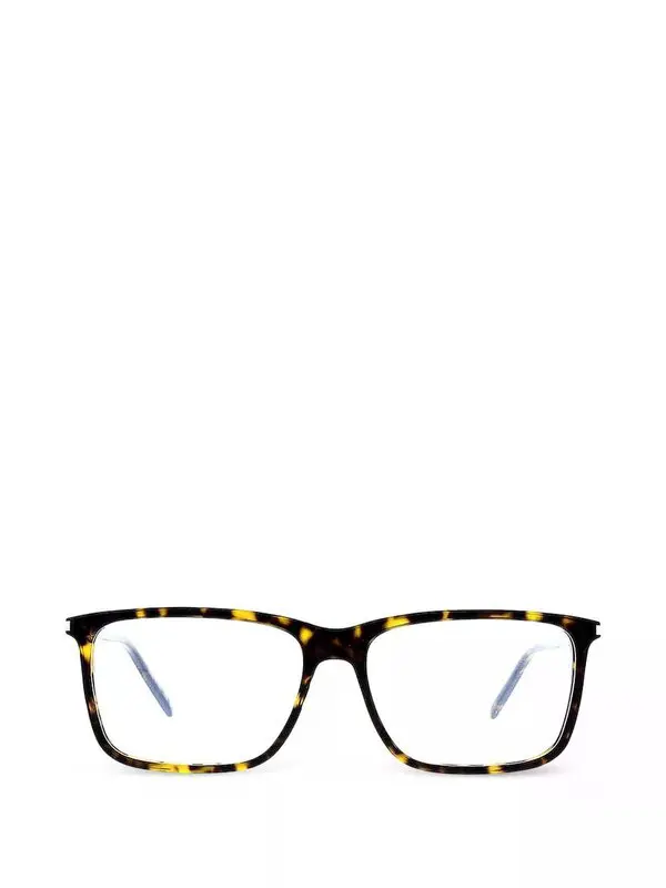 Saint Laurent Square-frame Glasses - Brown