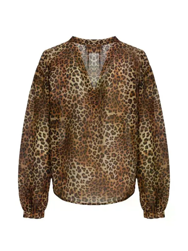 MC2 SAINT BARTH Leopard-print Button-down Shirt