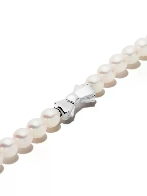 TASAKI Akoya Pearl Choker With Bow Clasp