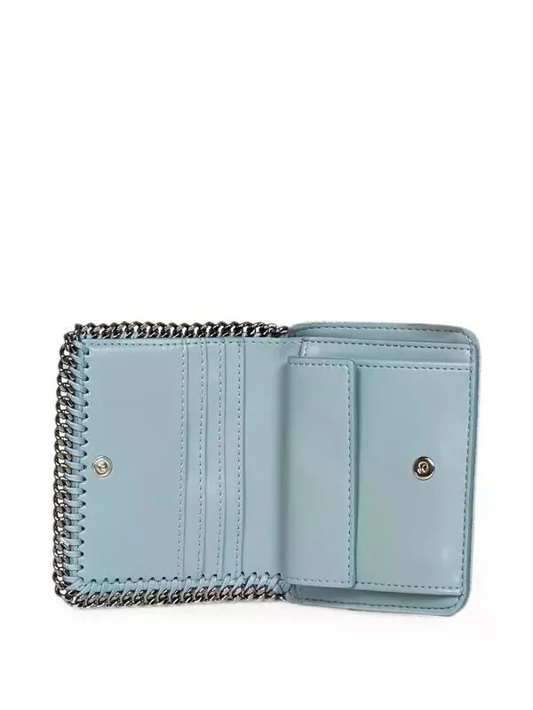 Stella McCartney Falabella Diamond-cut Chain Wallet