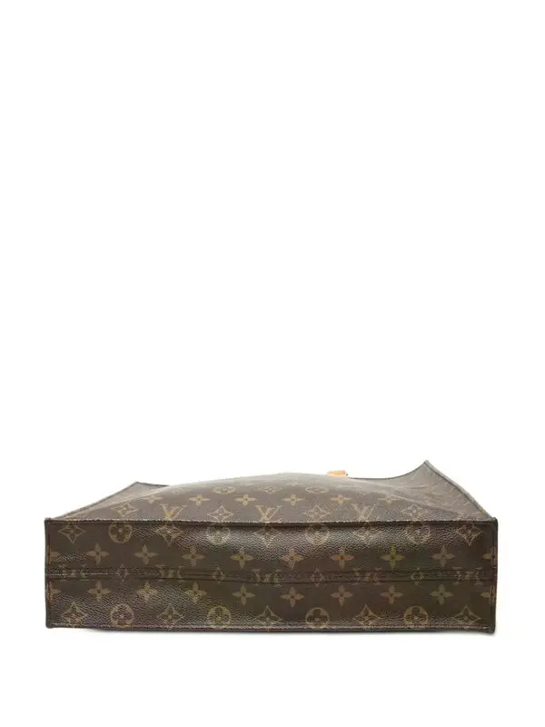 LOUIS VUITTON 2005 Monogram Sac Plat Tote Bag