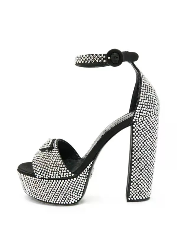 Prada Embellished Platform Sandals