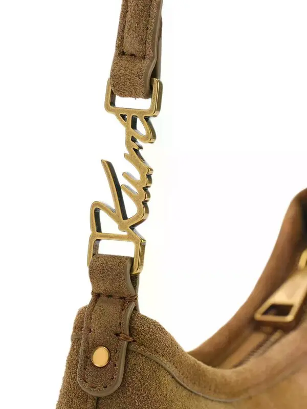 Kurt Geiger Suede Shoulder Bag - Brown