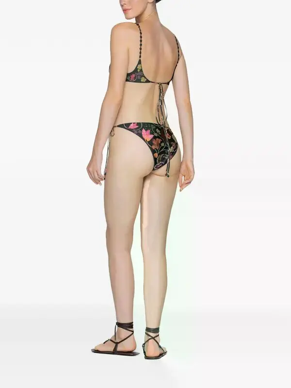 Agua Bendita Embroidered Bikini Bottom