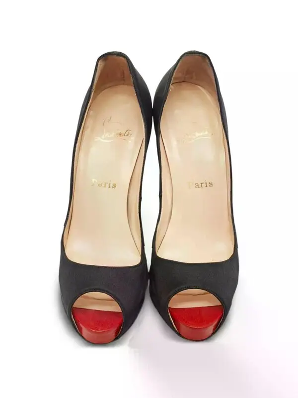 CHRISTIAN LOUBOUTIN Peep-toe Stiletto Pumps