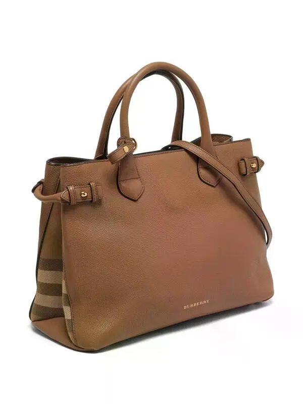 Burberry Banner House Check Medium Tote Bag