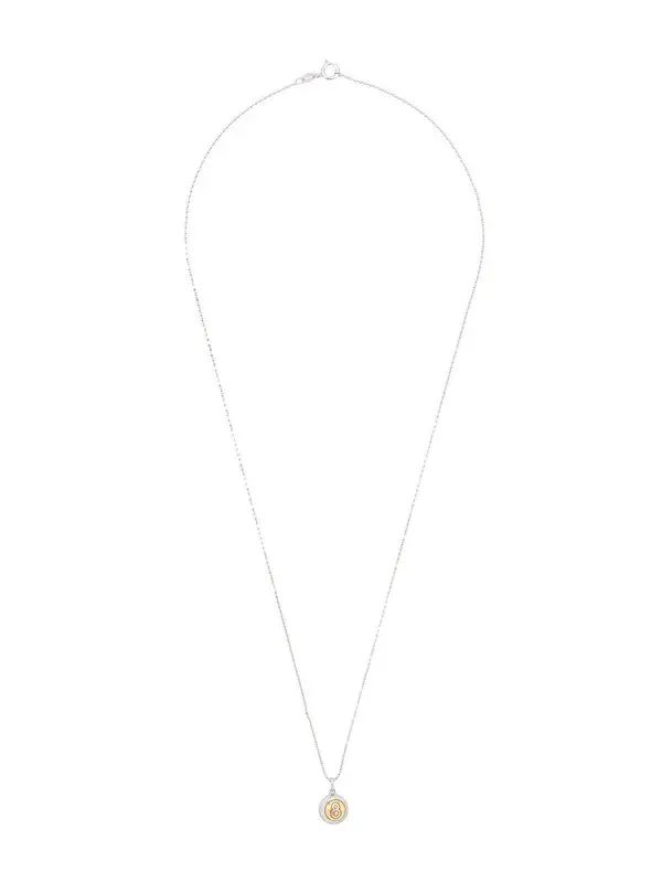 TRUE ROCKS 8 Ball Pendant Necklace - Silver