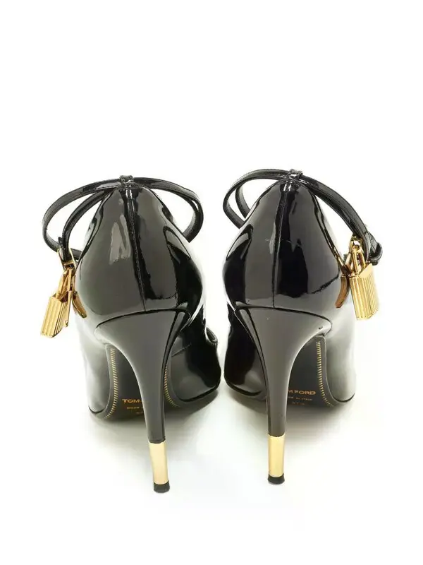 TOM FORD Padlock Pointed-toe Heeled Pumps