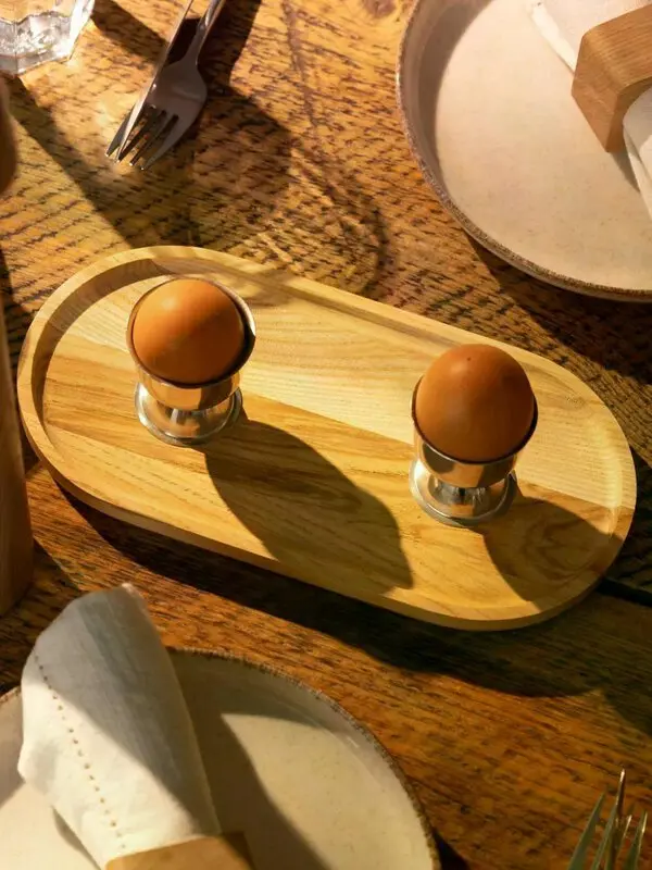 WOODSEA Oval-frame Oak Tray