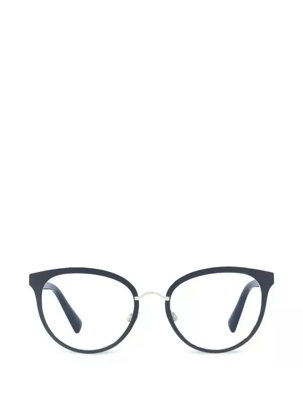 Valentino Garavani Cat Eye Glasses With Logo Detail - Blue