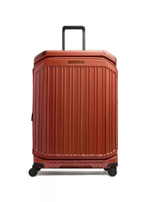 PIQUADRO Large Expandable Ridged Suitcase