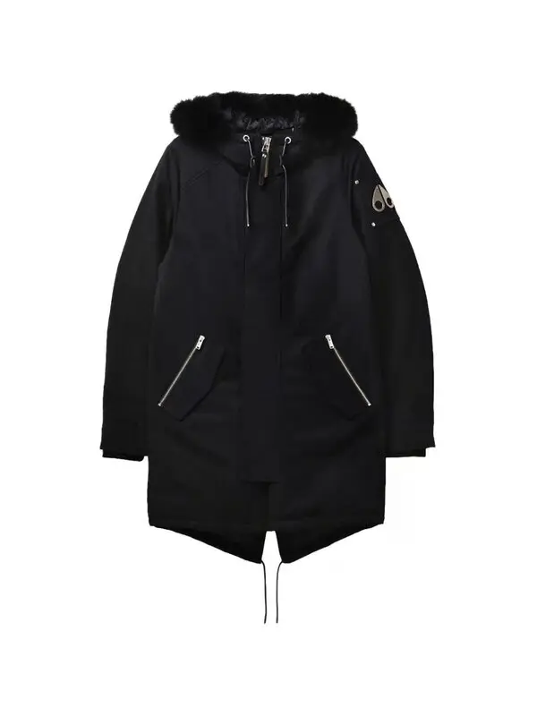 Moose Knuckles Oakbank Fur-trim Jacket - Black