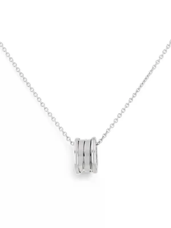 BVLGARI Tone B.zero1 Pendant Necklace - Silver