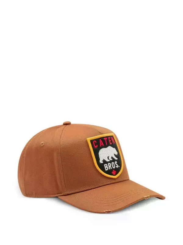 Dsquared2 Distressed Baseball Cap With Logo Patch