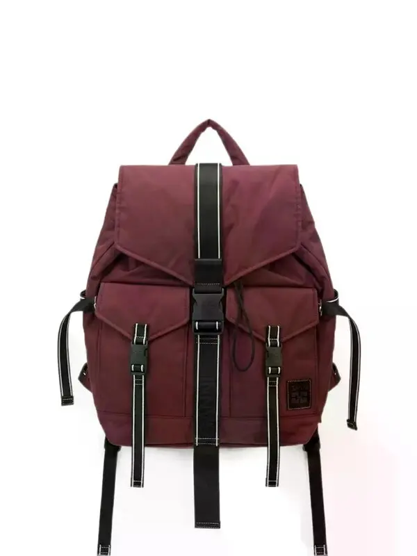 GANNI Re-tech Sport Backpack - Red