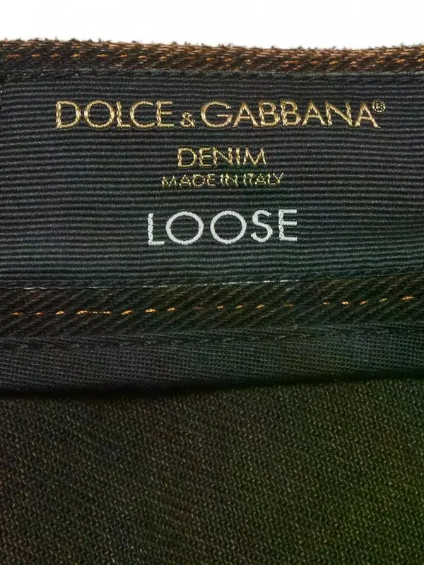 Dolce & Gabbana Loose Distressed Jeans