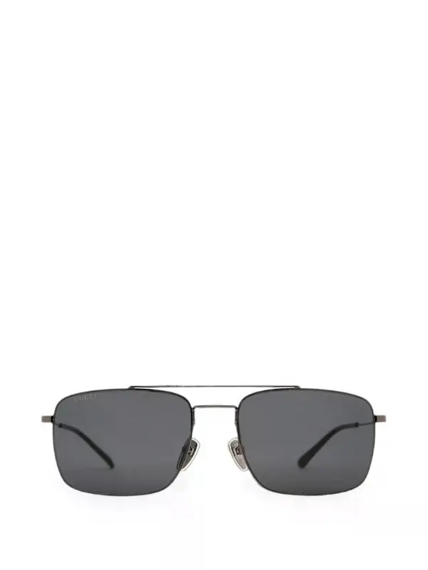 Gucci Rectangle-frame Sunglasses - Grey