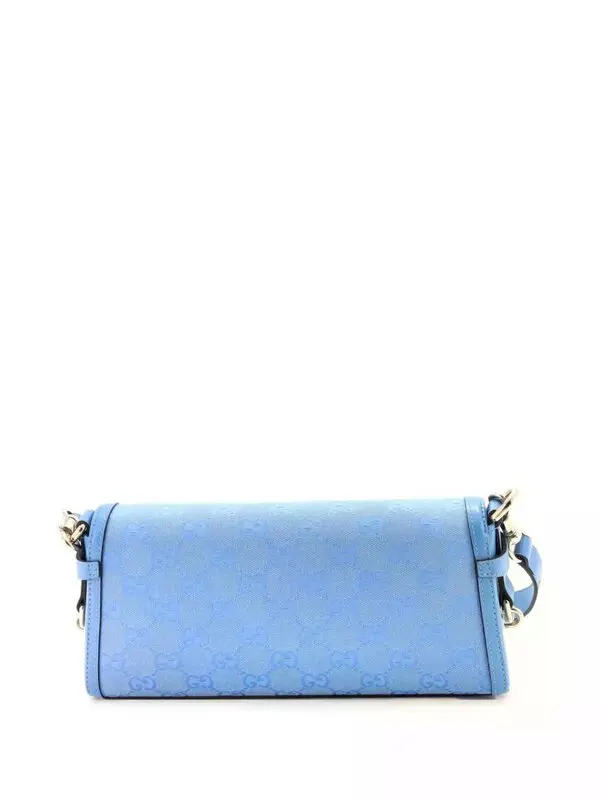 Gucci Canvas Shoulder Bag - Blue