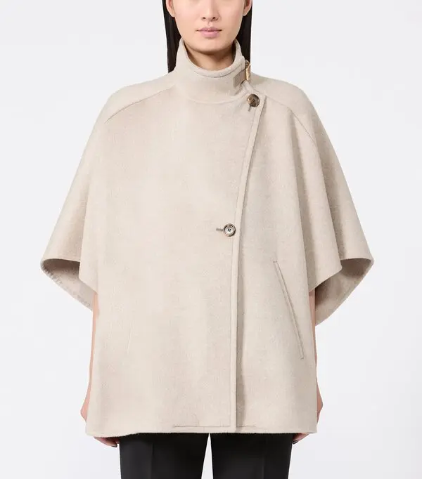 Max Mara Cashmere Cape - Grey