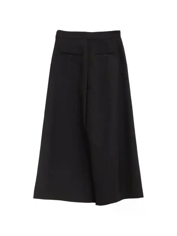 Chloé Wide-leg Cropped Trousers