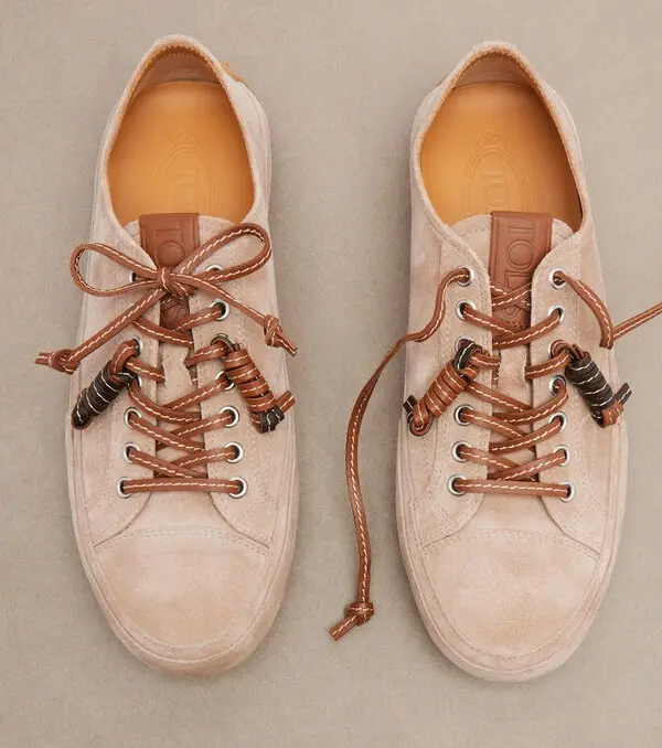 TOD'S Suede Lace-up Sneakers