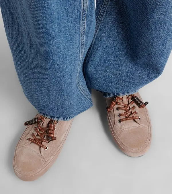 TOD'S Suede Lace-up Sneakers