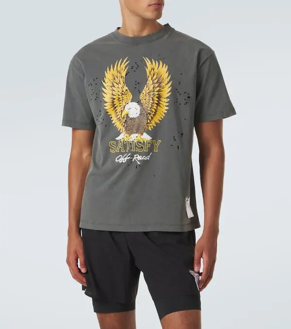 Satisfy Mothtech Printed Cotton Jersey T-shirt