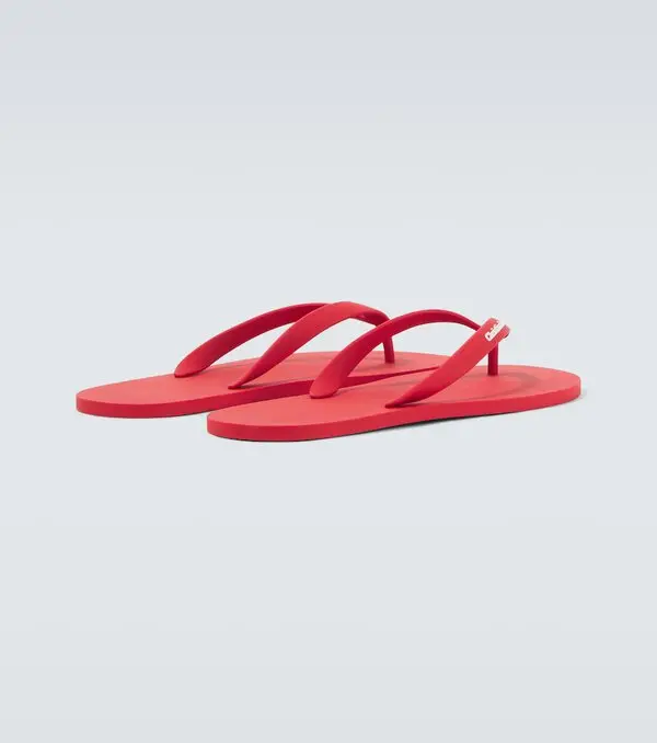 CHRISTIAN LOUBOUTIN Logo Thong Sandals