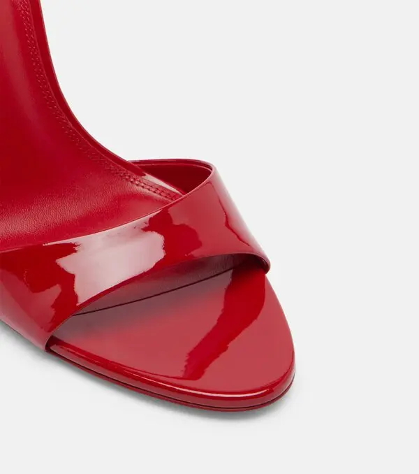 Paris Texas Patent Leather Mules