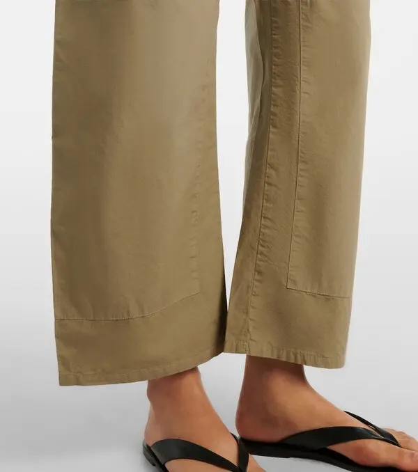 LESET Kyoto Cotton Wide-leg Trousers