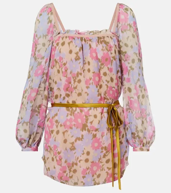 Valentino Garavani Floral Silk Georgette Blouse