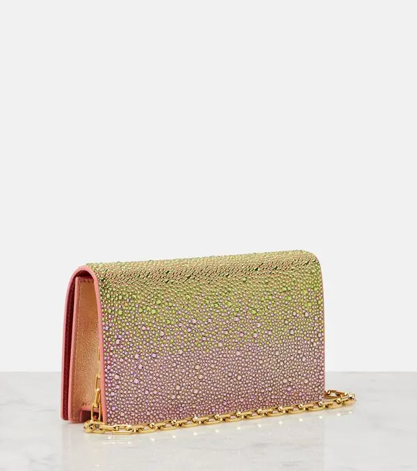 CHRISTIAN LOUBOUTIN Bettina Embellished Leather Clutch
