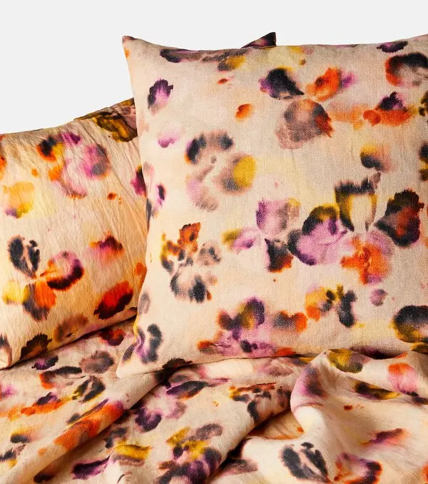 THE HOUSE OF LYRIA Amyris Printed Linen Cushion