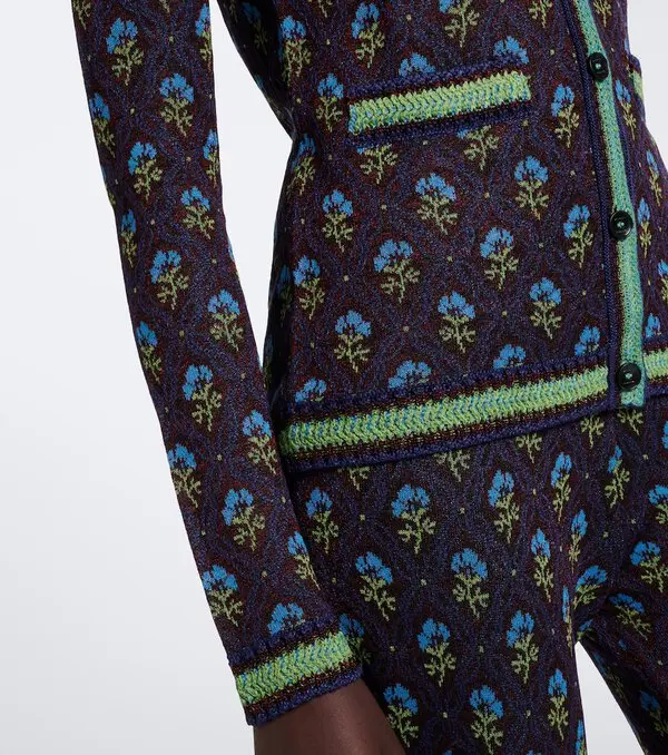 Etro Floral Jacquard Cardigan