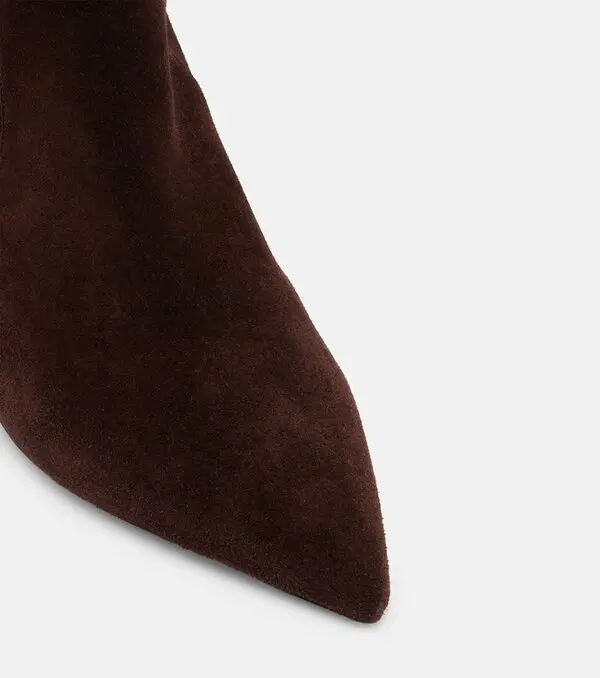 Paris Texas Stiletto Suede Knee-high Boots