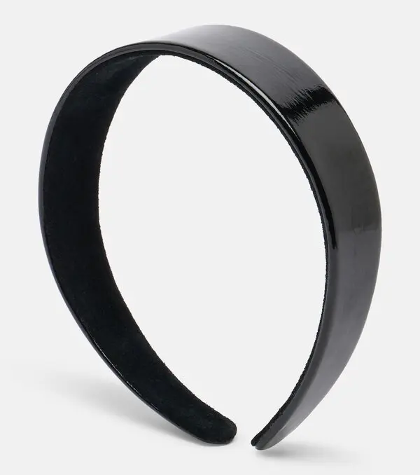JENNIFER BEHR Patent Leather Headband - Black