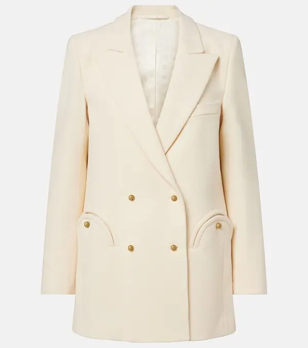 BLAZÉ MILANO Double-breasted Virgin Wool Blazer
