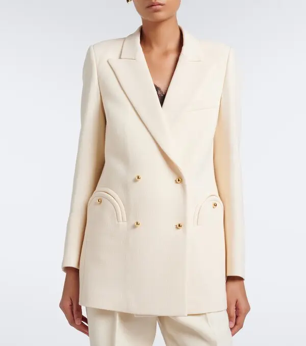 BLAZÉ MILANO Double-breasted Virgin Wool Blazer