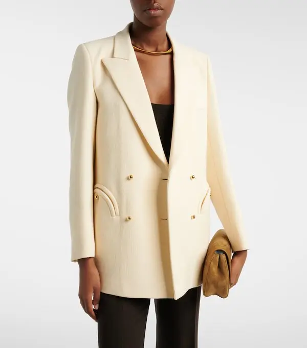 BLAZÉ MILANO Double-breasted Virgin Wool Blazer