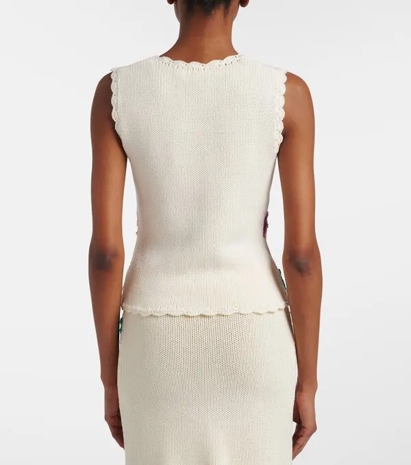 Chloé Crocheted Cotton Top