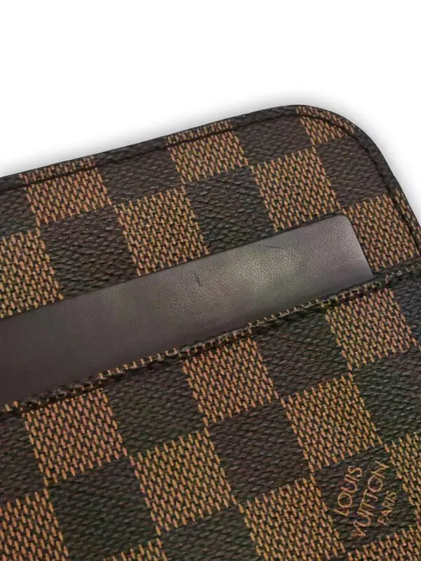 LOUIS VUITTON Damier Ebene Saint Louis Clutch Bag - Brown