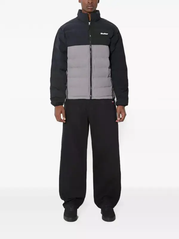 BUTTER GOODS Colour-block Quilted Puffer Jacket