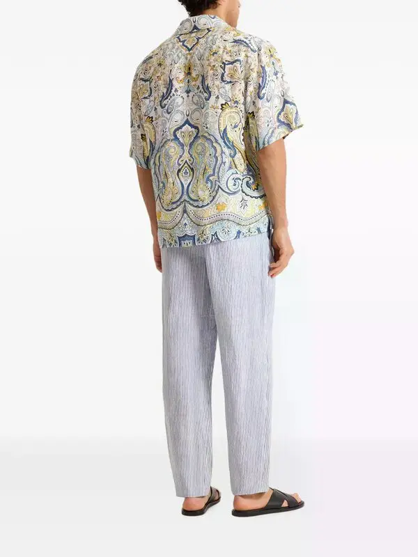 Orlebar Brown Vincent Paisley-print Shirt - Neutrals
