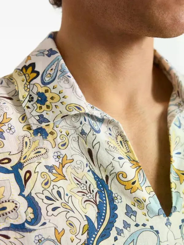 Orlebar Brown Vincent Paisley-print Shirt