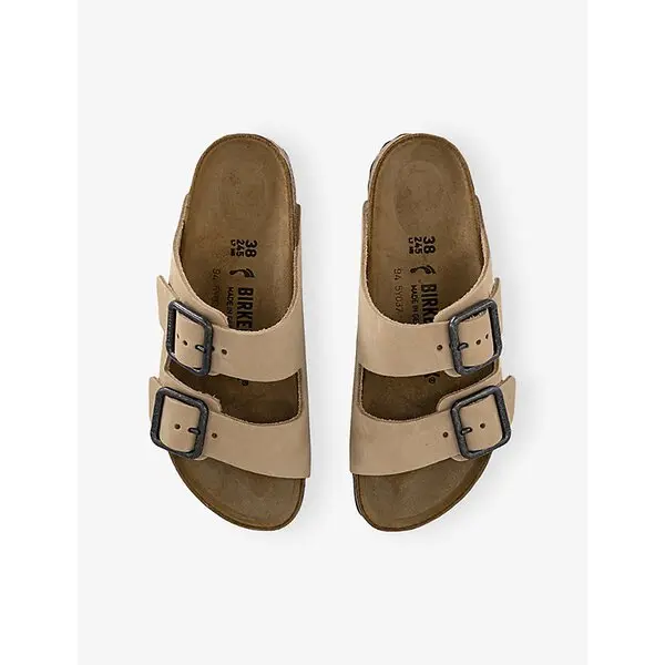 BIRKENSTOCK Arizona Suede Sandals - Sandcastle